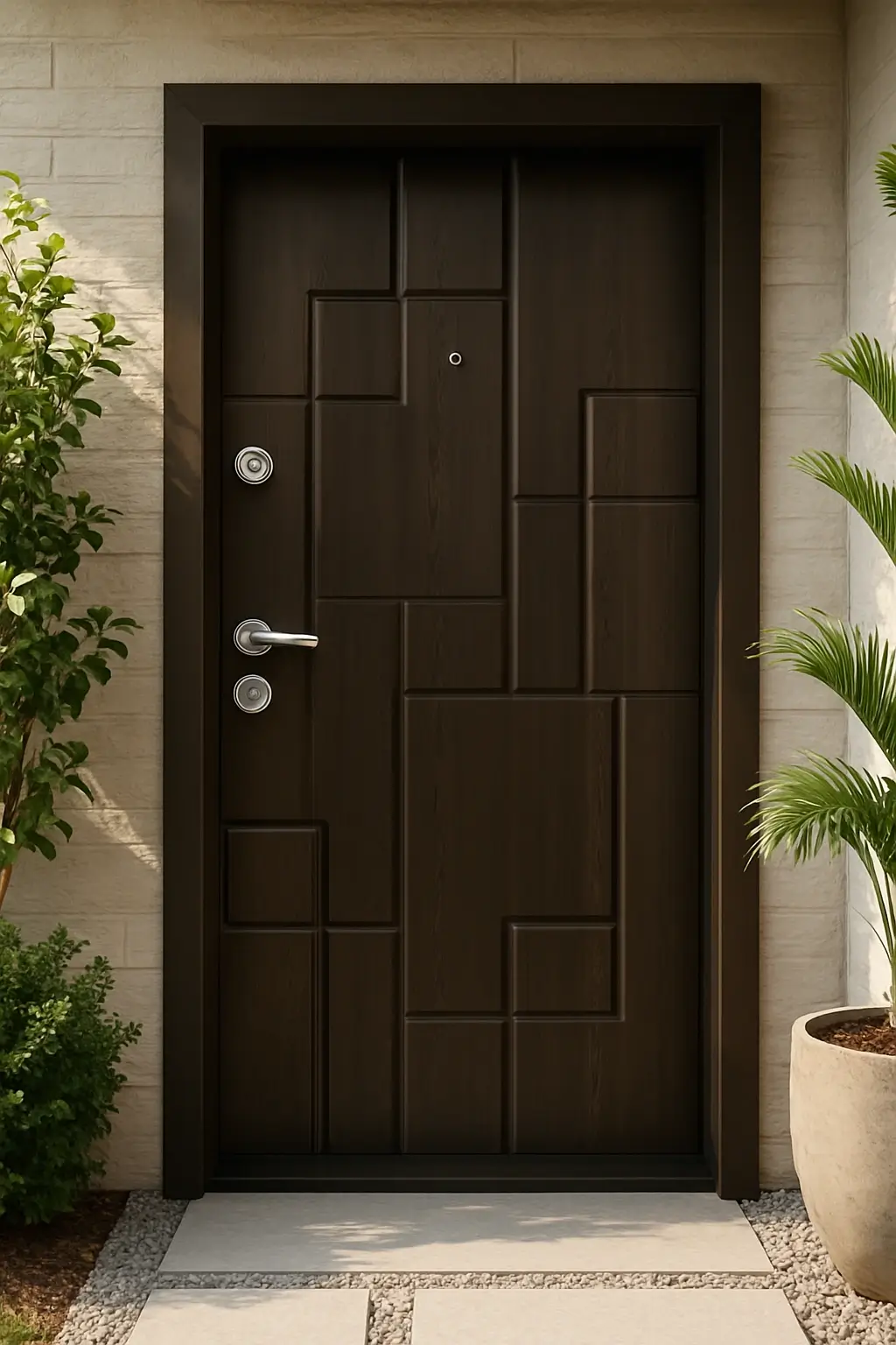 Входна врата TP-009: Как променя визията на дома ви